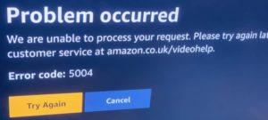 How to fix Amazon Prime Video error code 5004 - StreamDiag