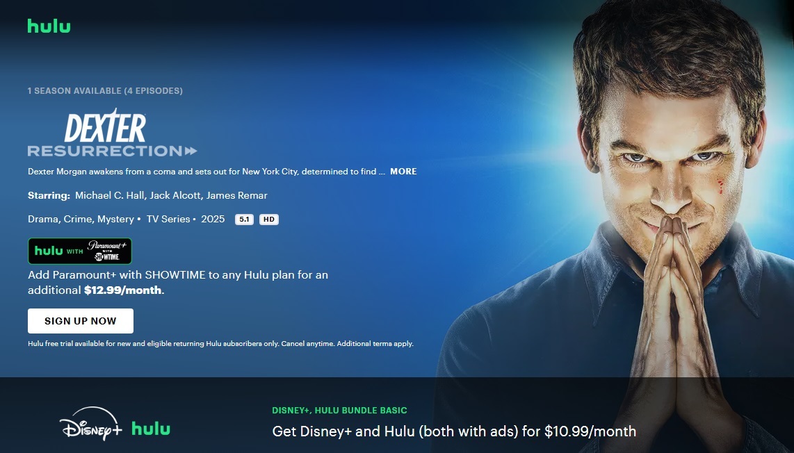 Can You Watch Dexter: Resurrection for Free Online? What You Should ...