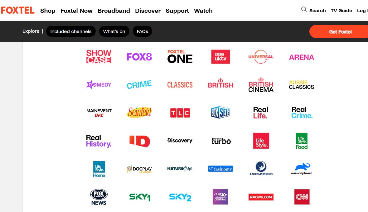 Foxtel Channel List: All Entertainment, Sports, News & Lifestyle ...