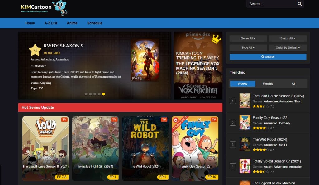 Kimcartoon Shuts Down for Good, but Mirror Sites Keep Emerging - StreamDiag