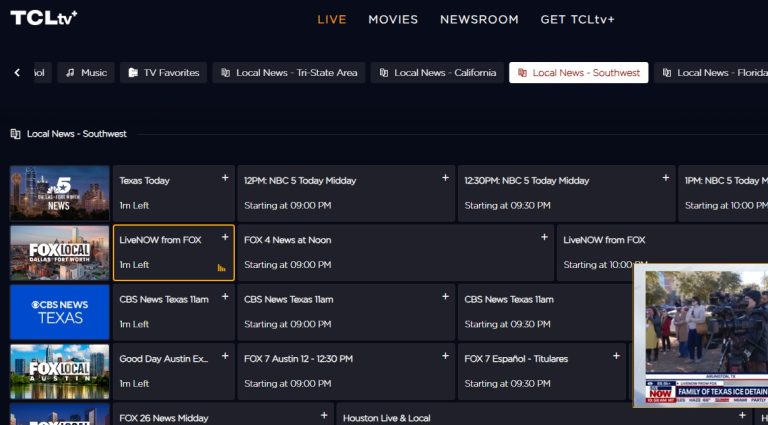 How to access local channels on TCL TV - StreamDiag