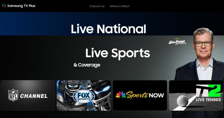 List of Samsung TV sports channels you can watch for free - StreamDiag