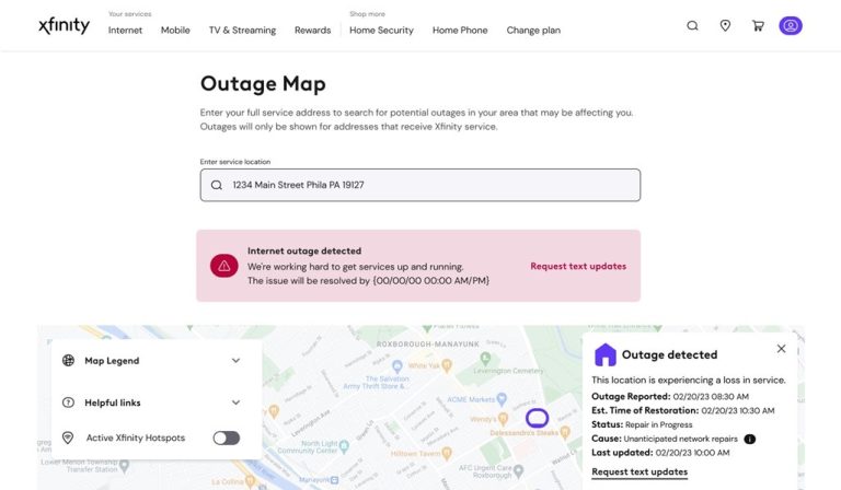What Xfinity error 'Oops. Unfortunately this feature is not working ...