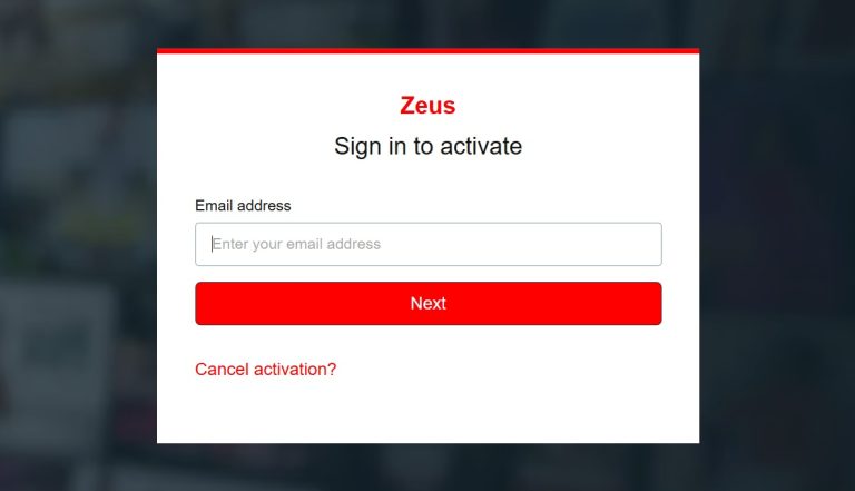 How to activate Zeus Network on your Smart TV - StreamDiag