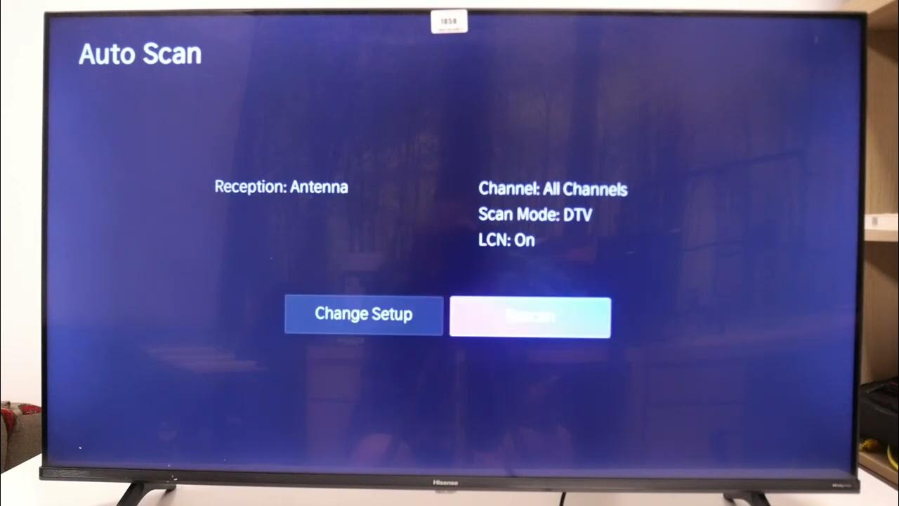 How to search for digital channels on Hisense TV - StreamDiag
