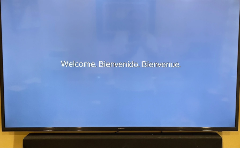 TV stuck on 'Welcome. Bienvenido. Bienvenue screen'? Here's a fix ...